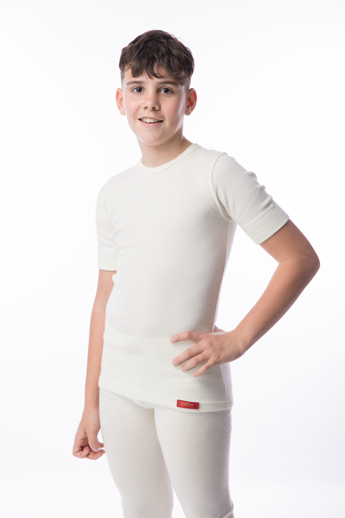 RoyalAngora. Angora Short Sleeve Undershirt - Warmer RoyalAngora. Angora Short Sleeve Undershirt - Warmer